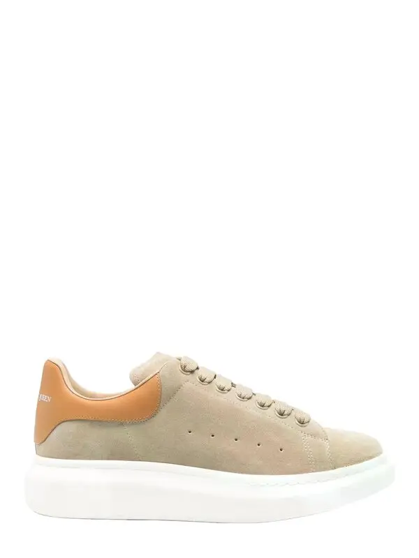 Alexander McQueen Oversized Suede Sneakers - Brown