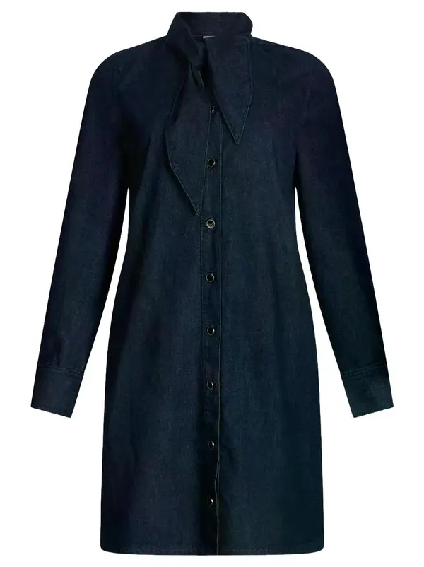 Liu Jo Denim Shirt Dress - Blue