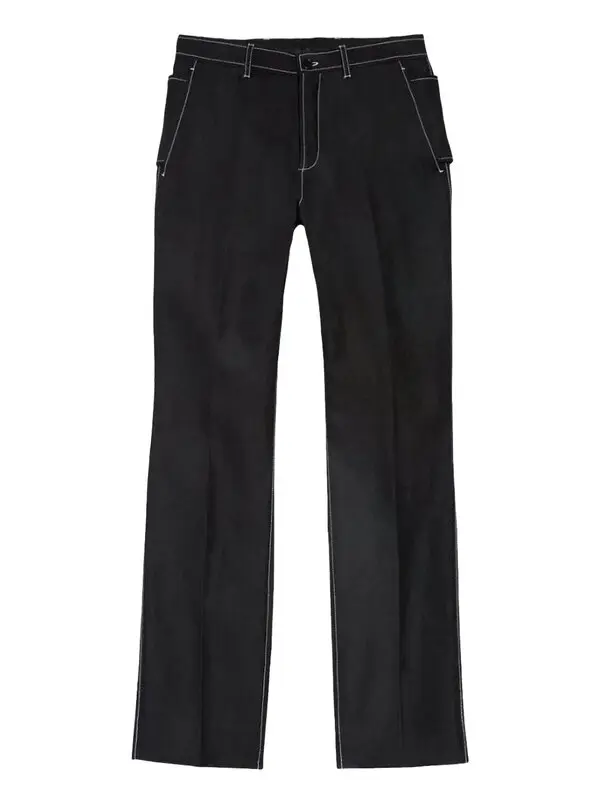 Burberry Cotton Trousers - Black