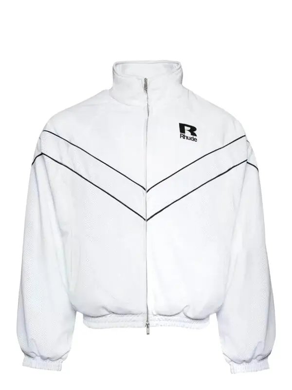 Rhude Piping Raglan Jacket - White