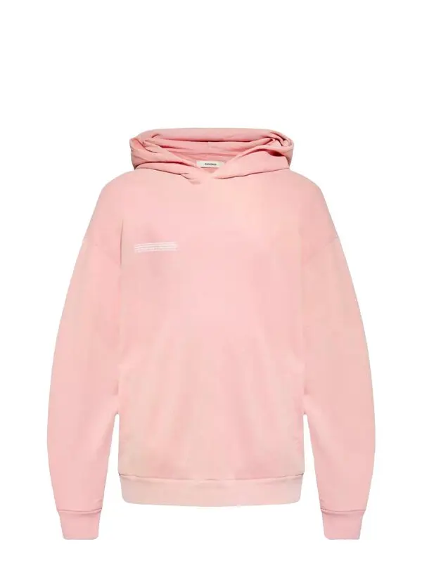 PANGAIA Text-print Hoodie - Pink
