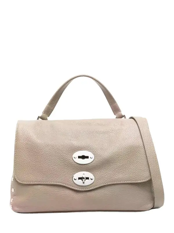 ZANELLATO Small Postina Leather Tote Bag - Neutrals