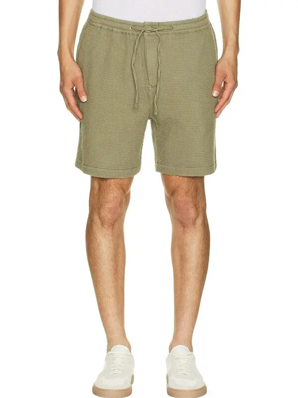 Barbour Sandwood Waffle Short - Light Moss