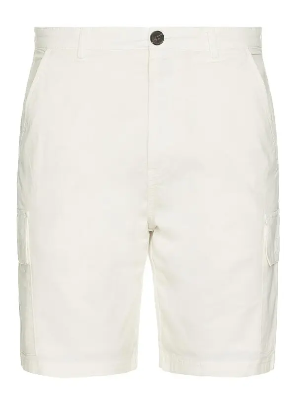Barbour Twill Cargo Short - Whisper White