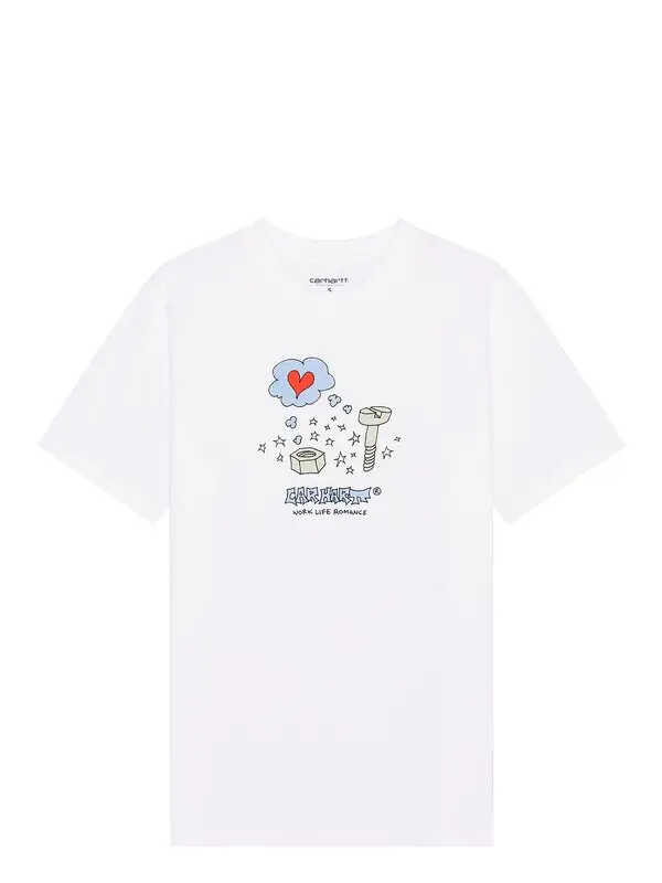 Carhartt Work In Progress Work Life Romance T-shirt - White