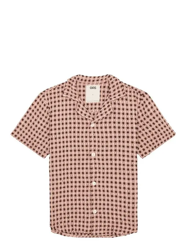 Oas Ferratelle Cuba Waffle Shirt - Pink