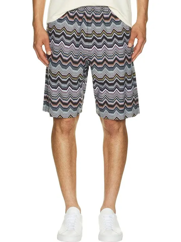 Missoni Striped Cotton Shorts - Multicolor