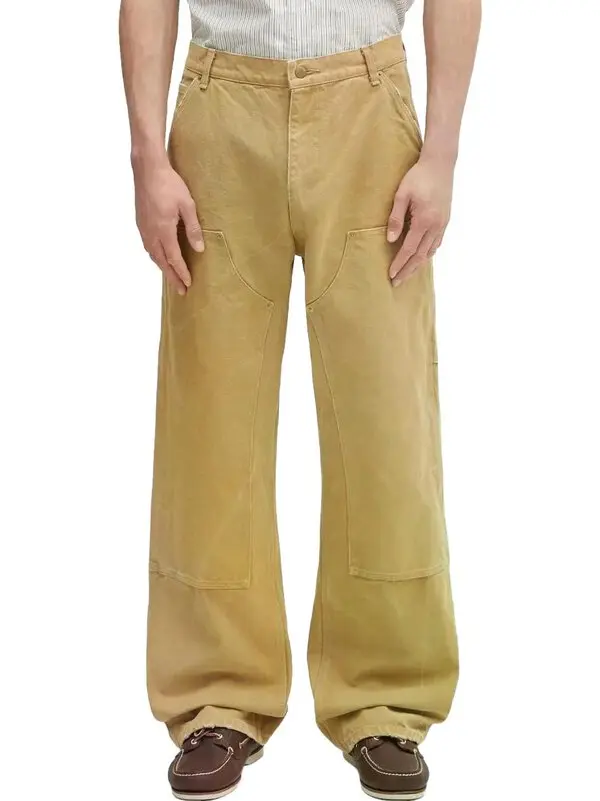 AMBUSH High-waist Cotton Jeans - Neutrals