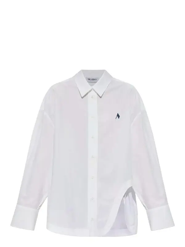 Attico Diana Cotton Shirt - White