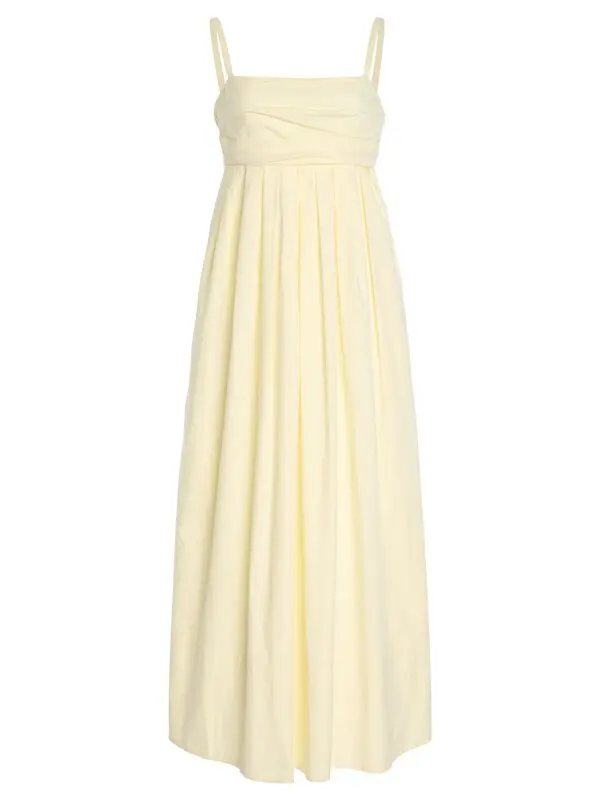 Proenza Schouler White Label Claudine Tech-poplin Dress - Yellow