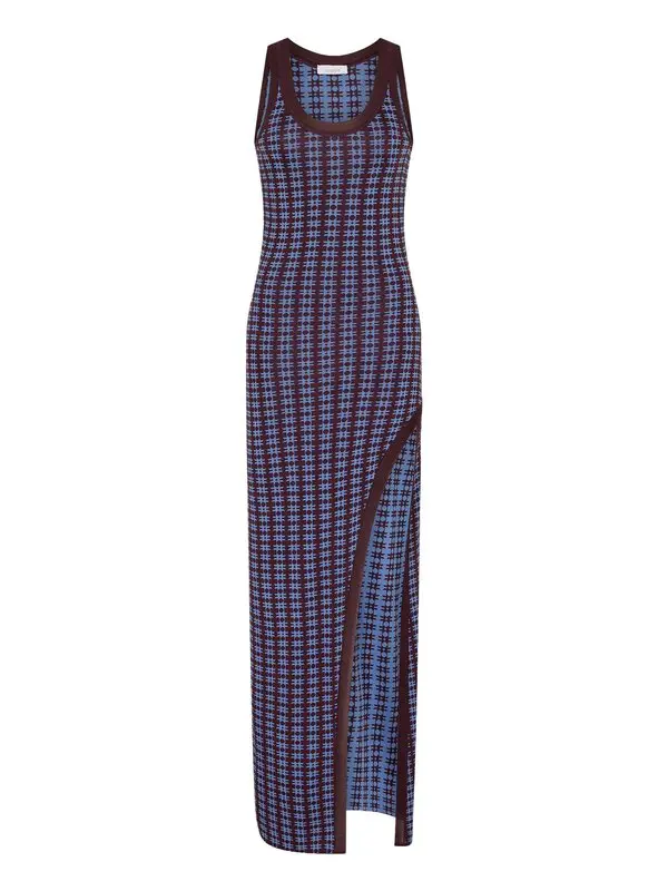 Rabanne Jacquard Knit Maxi Dress - Multi
