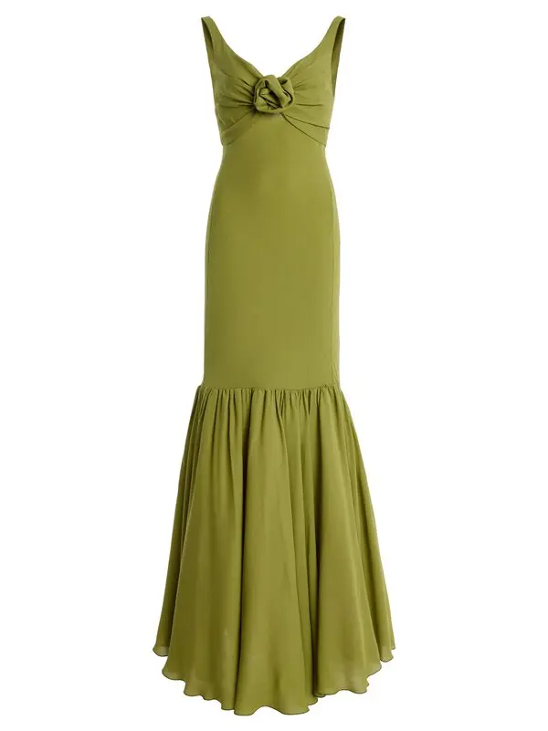 Giambattista Valli Sable Mermaid Maxi Dress - Green
