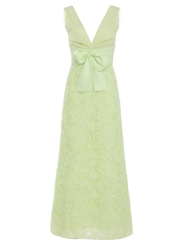 Giambattista Valli Lace Midi Dress - Green