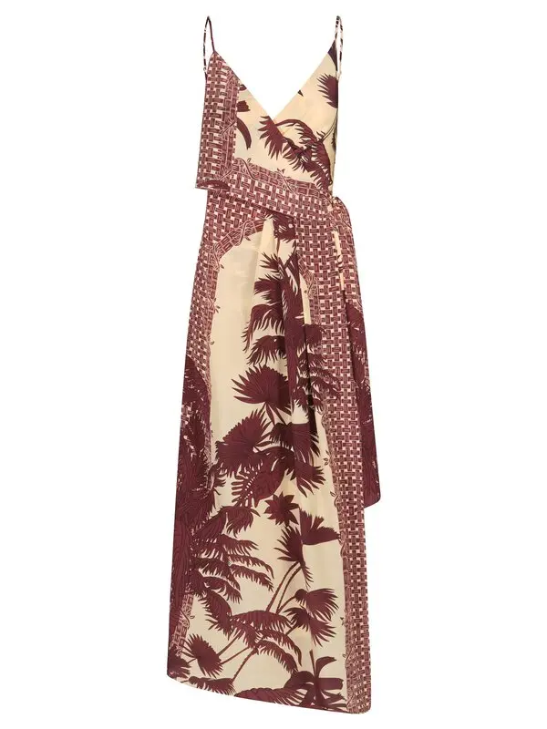 Johanna Ortiz Nouvel Arôme Silk Maxi Dress - Multi