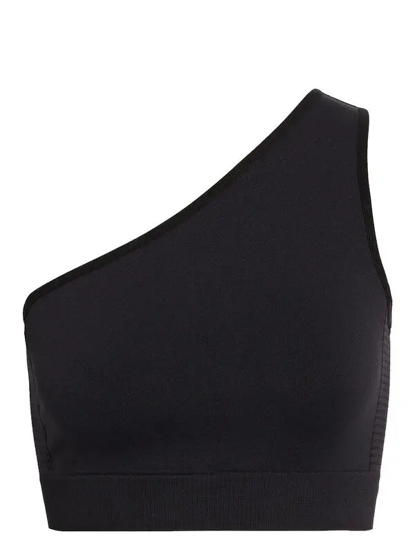 Rick Owens Athena One-shoulder Cropped Top - Black