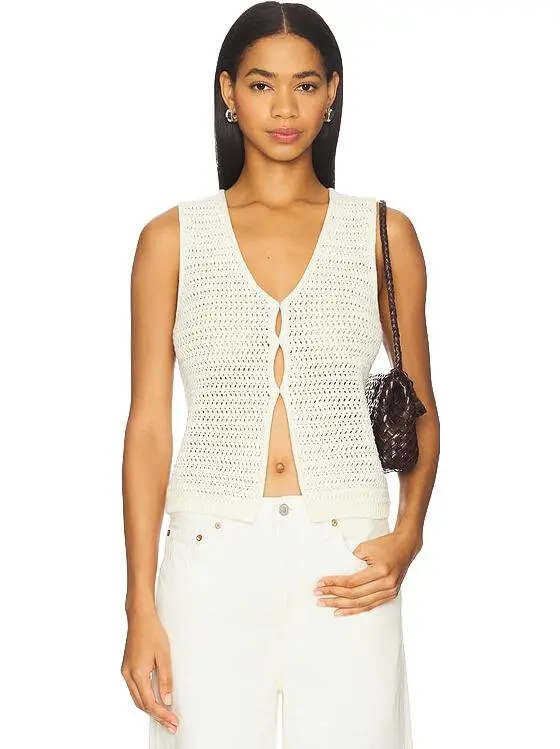 Astr The Label Taimi Sweater Vest - Neutral