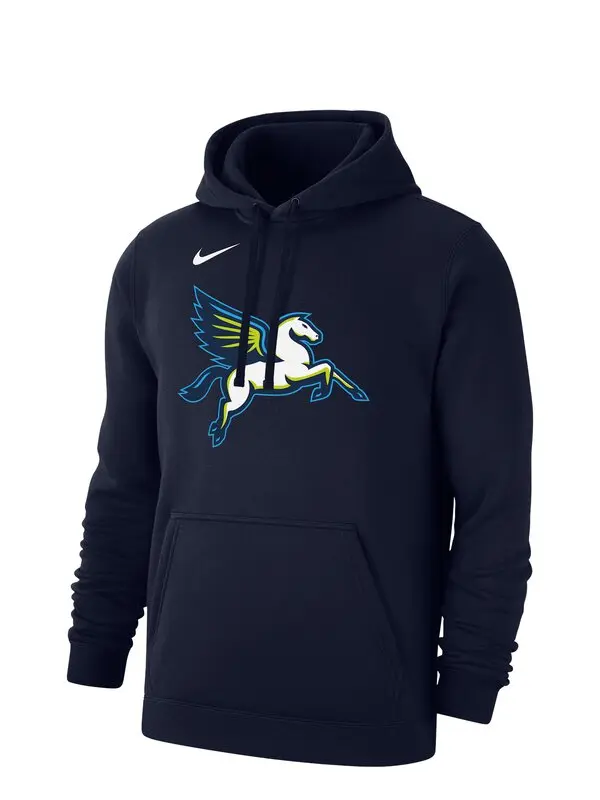 Nike Dallas Wings Club Wnba Fleece Pullover Hoodie - Blue
