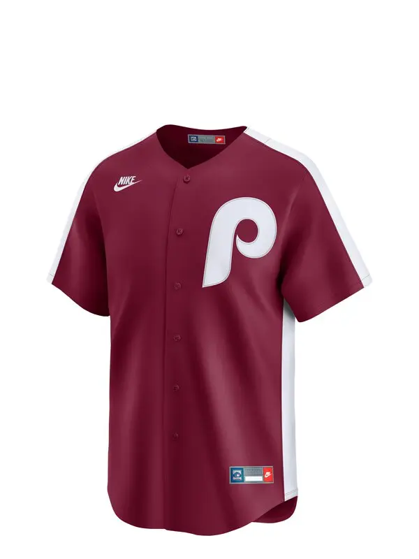 Nike Philadelphia Phillies Cooperstown Dri-fit Adv Mlb Limited Jersey - Red