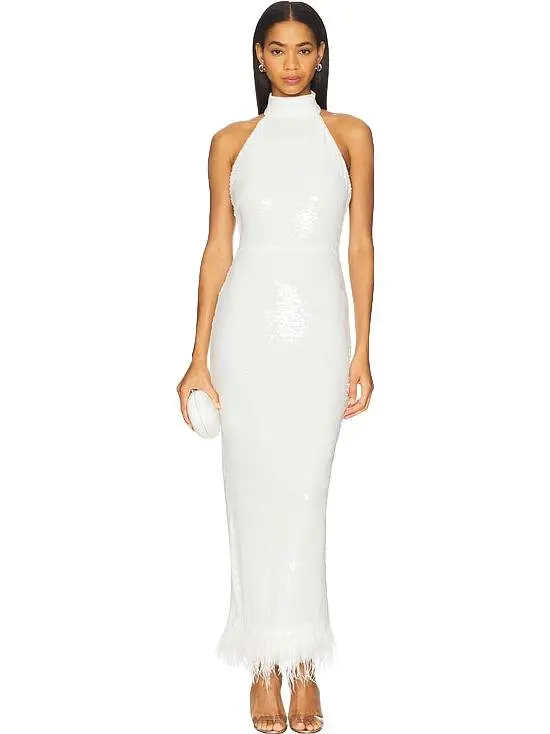 Nbd Janya Maxi Dress - White