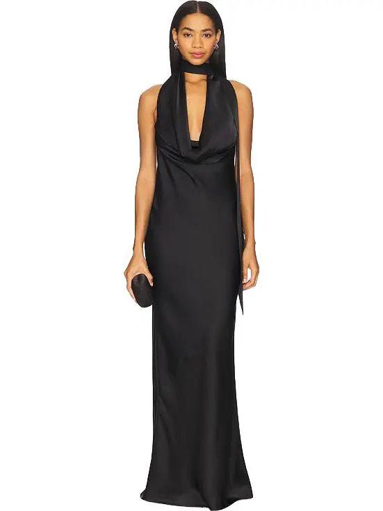 LOVERS AND FRIENDS Jenna Gown - Black