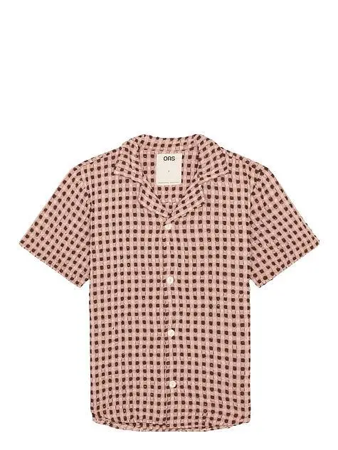 Oas Ferratelle Cuba Waffle Shirt - Pink