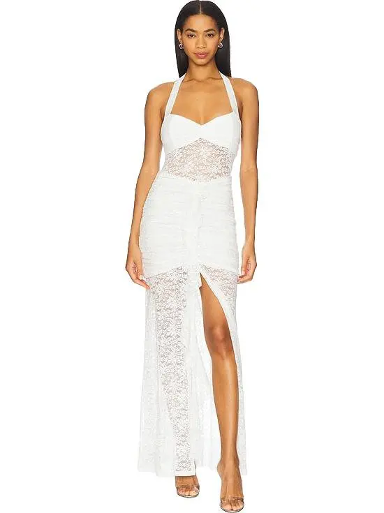 RUNAWAY THE LABEL Annika Maxi Dress - White
