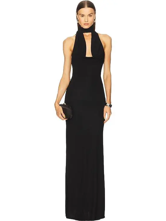 MICHAEL COSTELLO X Nathalia Gown - Black