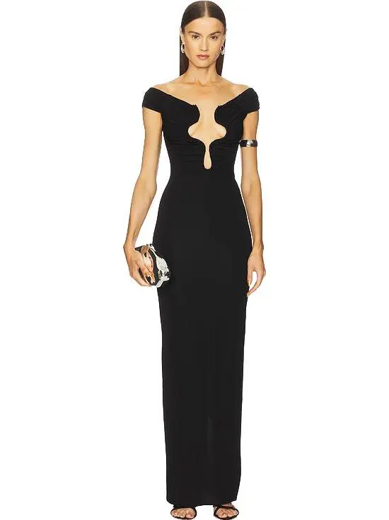 MICHAEL COSTELLO X Adalynn Gown - Black