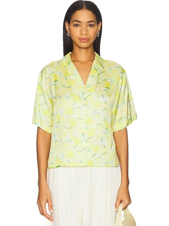 Astr The Label Vesa Top - Lemon Print