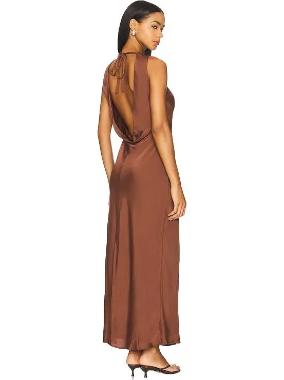 SNDYS X Liora Maxi Dress - Brown
