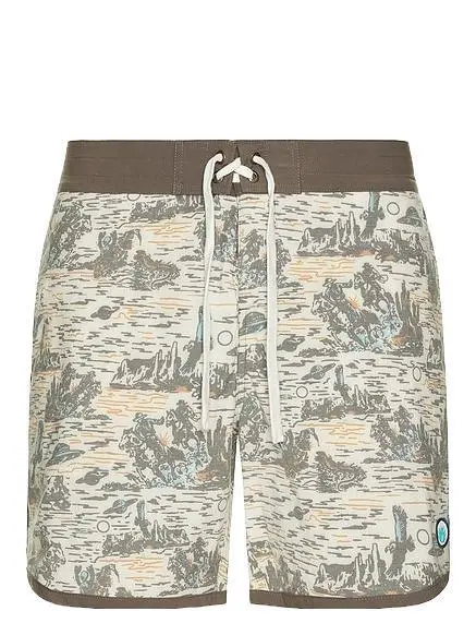 SENDERO PROVISIONS CO. Point Bar Boardshorts - Desert Abduction