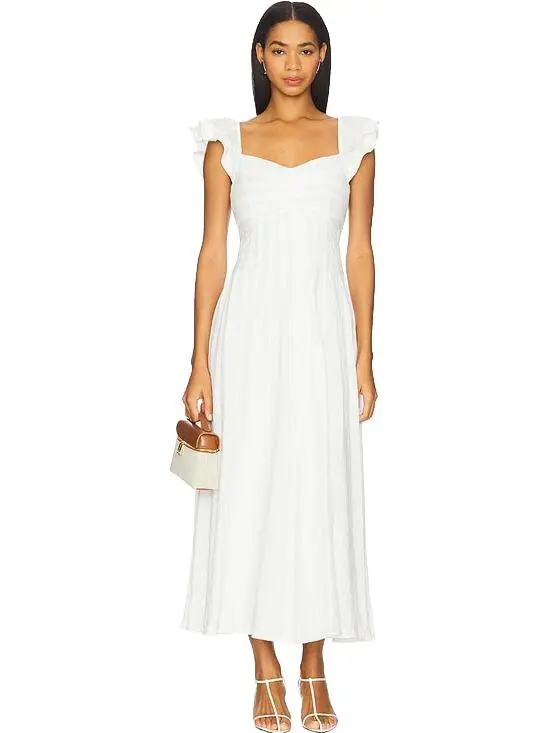 Astr The Label Felicienne Dress - White