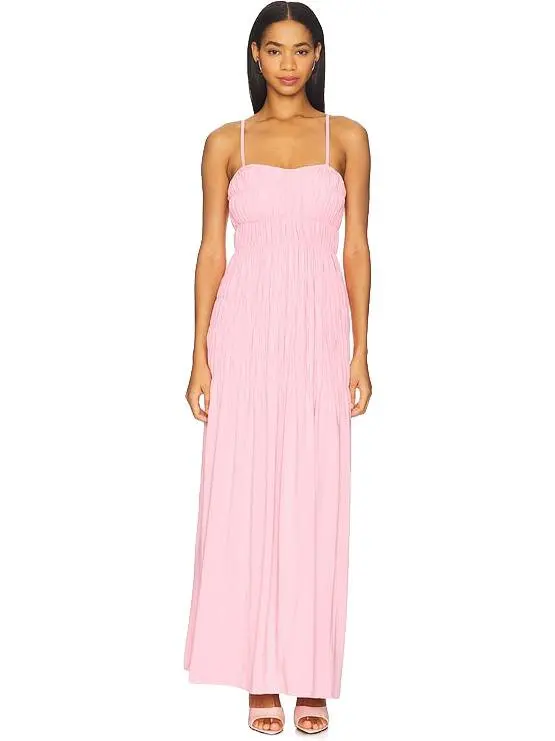 SNDYS X Ingrid Maxi Dress - Bubblegum Pink
