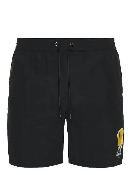 ALLSAINTS Party Wave Swim Shorts - Jet Black