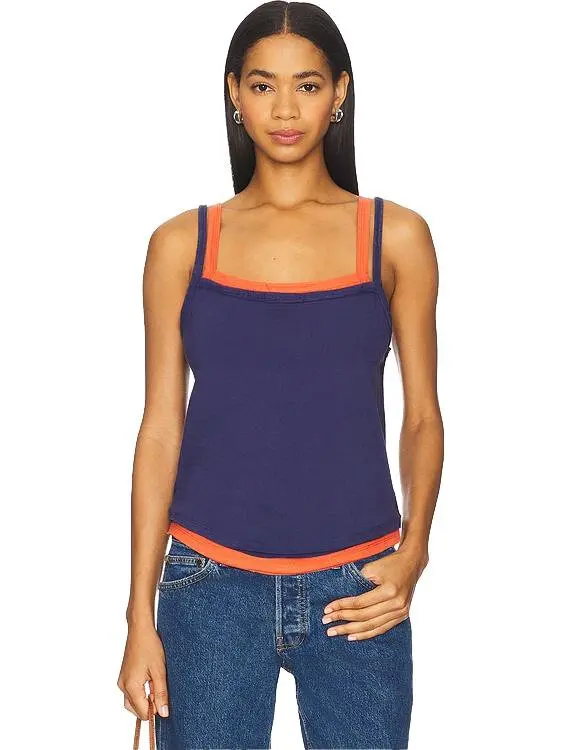 Free People We The Free Twofer Tank - Indigo Combo