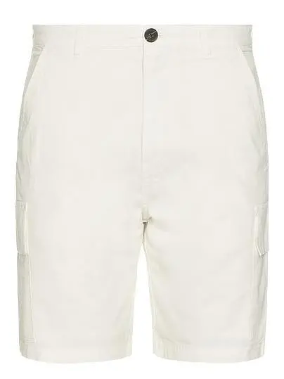 Barbour Twill Cargo Short - Whisper White