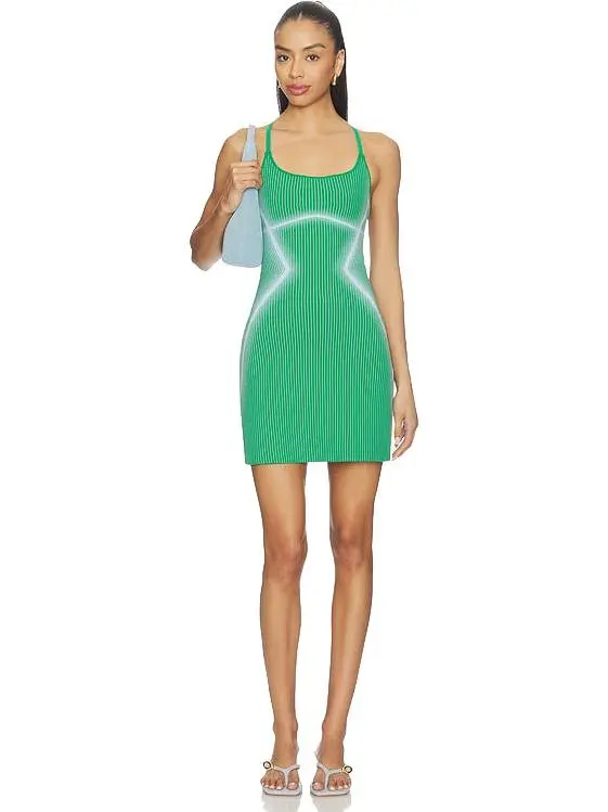 Ph5 Gen 11 Compression Tank Dress - Aqua Green