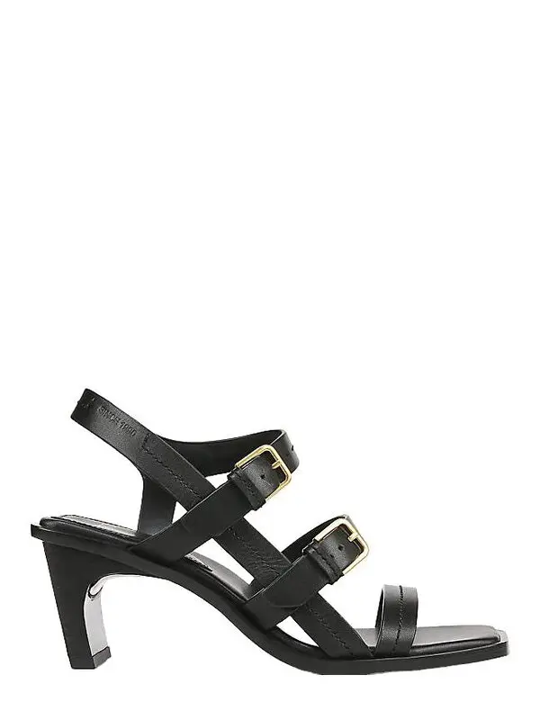 Franco Sarto Frances Heeled Sandals - Black