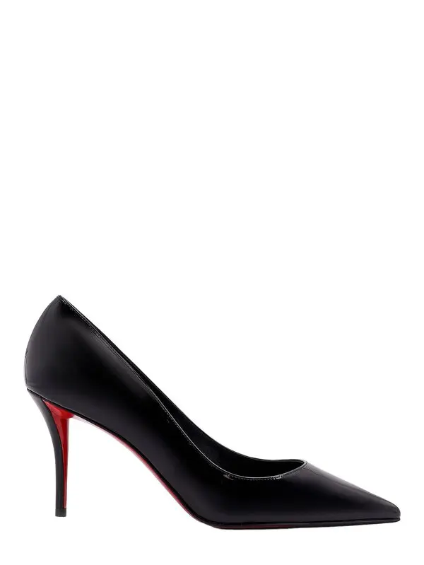 CHRISTIAN LOUBOUTIN Miss Z 80 Patent Leather Pumps - Black