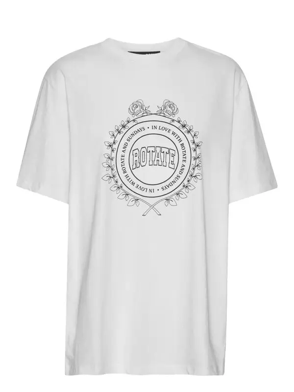 Remain Birger Christensen Logo Graphic T-shirt - White