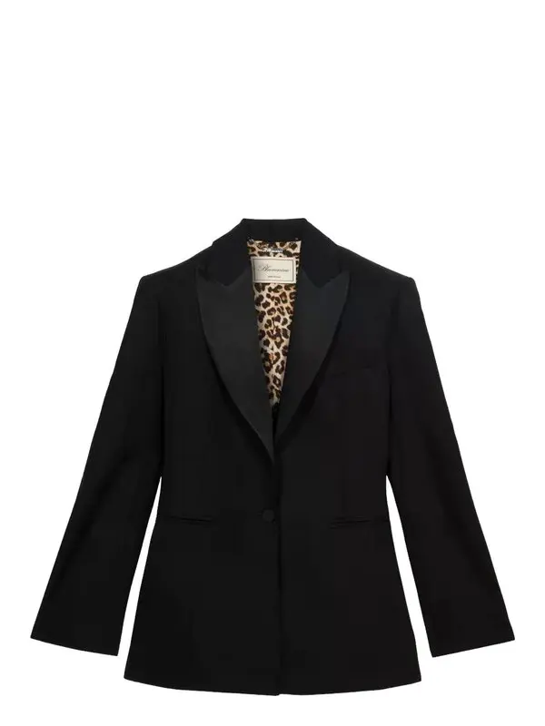 Blumarine Single-breasted Blazer - Black
