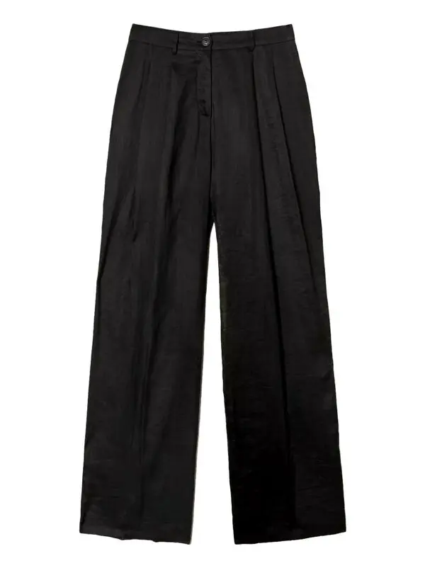 TWINSET Tailored Pleated Trousers - Black