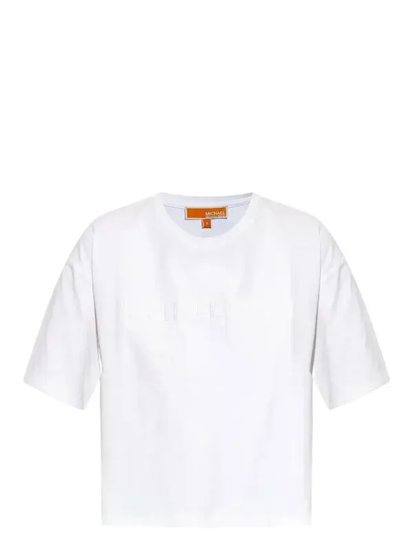 Michael Kors Embroidered Logo T-shirt - White