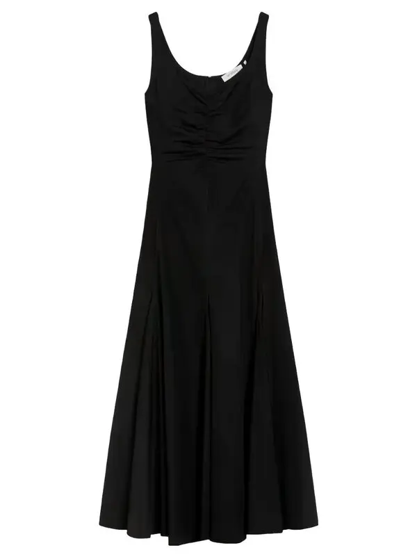 Max Mara Sleeveless Flared Dress - Black
