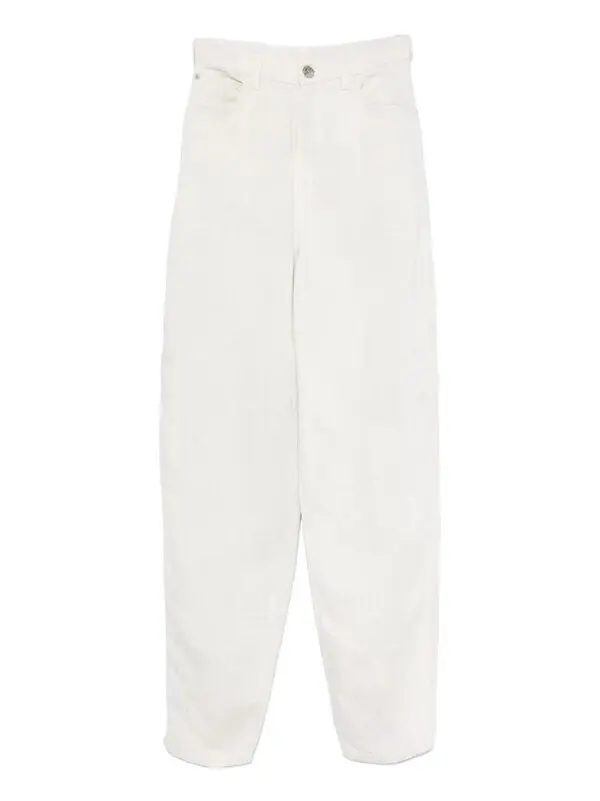 Emporio Armani Fluid Trousers - White