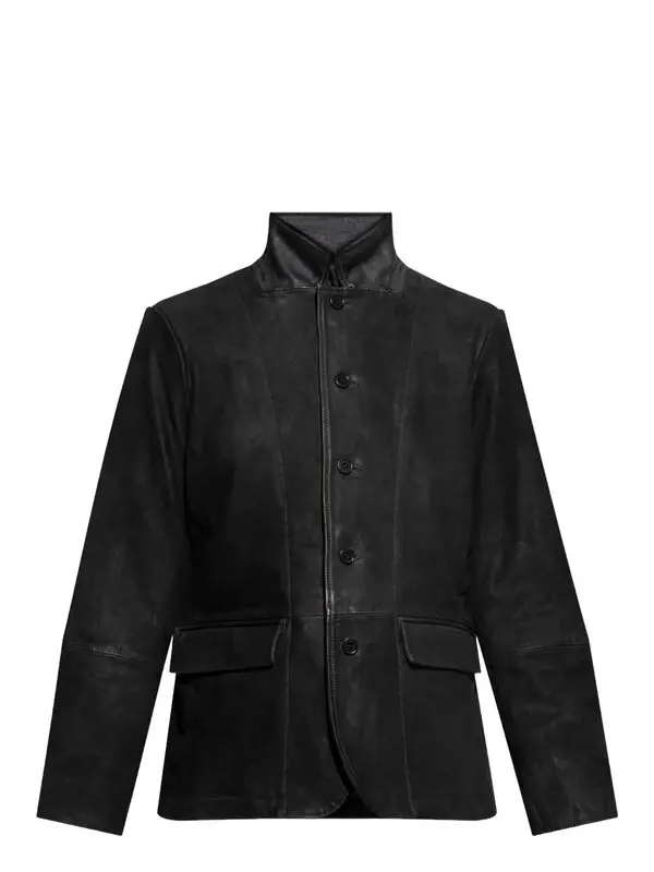 ALLSAINTS Survey Leather Jacket - Black