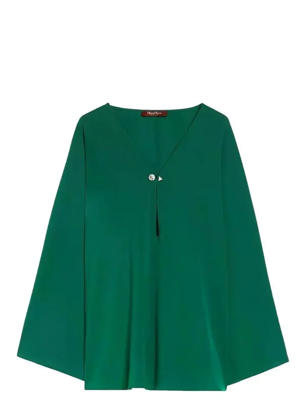 Max Mara Bell-sleeve Blouse - Green