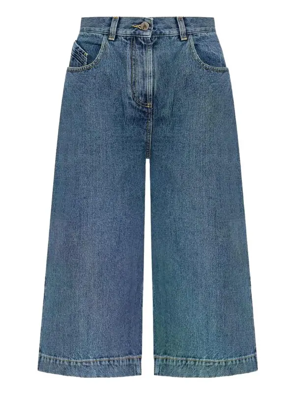 Attico Cropped Jeans - Blue