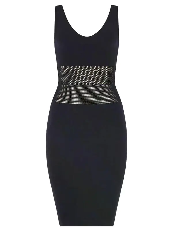 Wolford Mosaic Net Dress - Black