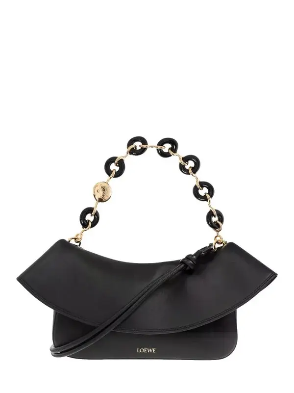 Loewe Chain-link Shoulder Bag - Black